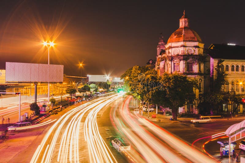 Cityscape of Downtown in Yangon Editorial Photo - Image of reflection ...