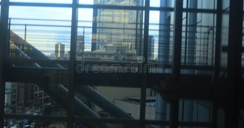 A Cityscape from Elevator in Tokyo High Angle Stock Footage - Video of ...
