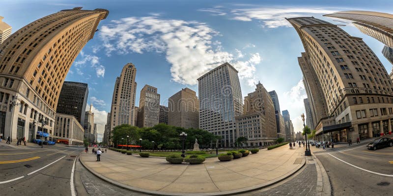 Cityscape. Environment Map. HDRI Map. Equirectangular Projection ...