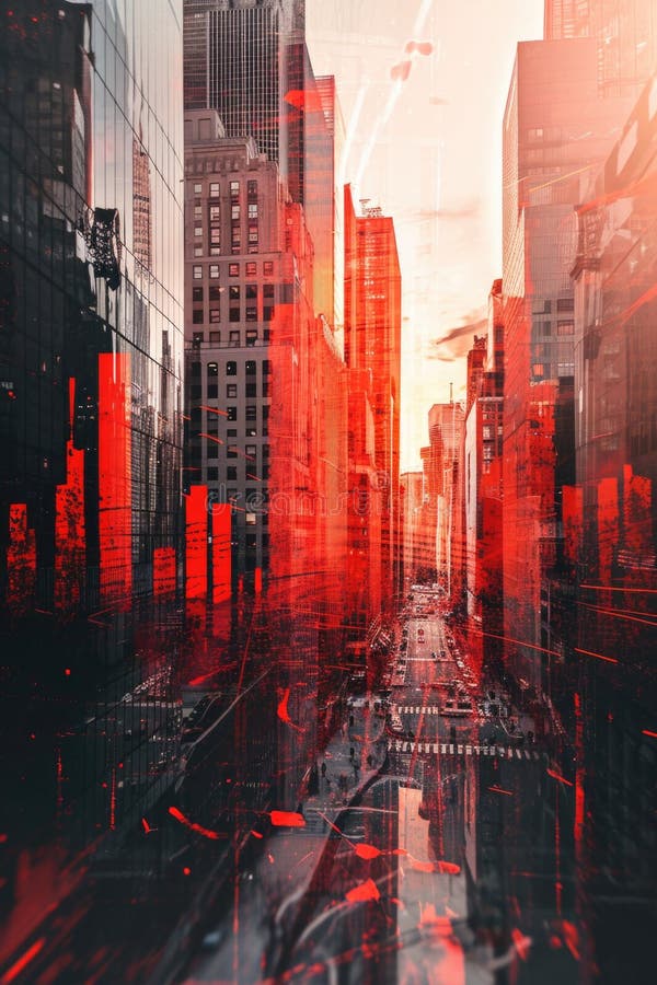 A Cityscape Featuring a Cluster of Tall Buildings. Suitable for Urban ...