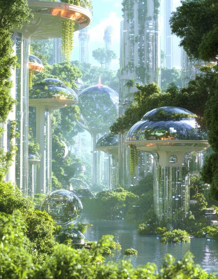 The Cityscape of the Future Boasts an Impressive Array of Skyscrapers ...