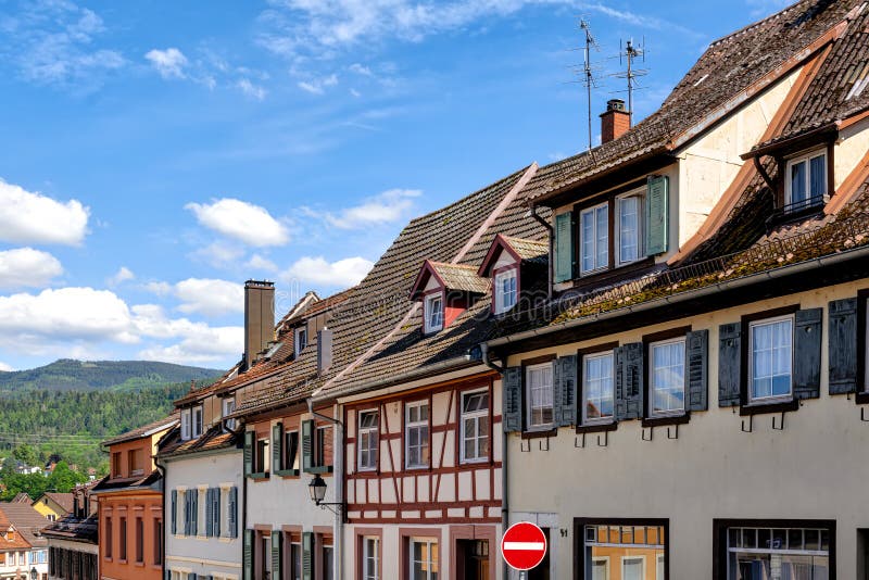 Cityscape of Gernsbach, Black Forest, Germany Editorial Image - Image ...
