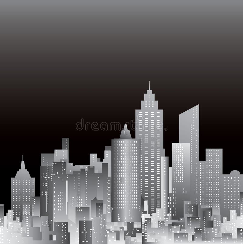 Cityscape gray stock vector. Illustration of home, estate - 88038786