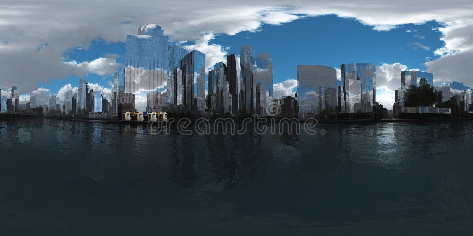 Cityscape. Environment Map. HDRI Map Stock Image - Image of cityscape ...