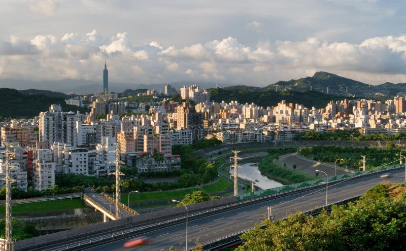 Modern Chinese City of Xining Stock Image - Image of urbanization ...