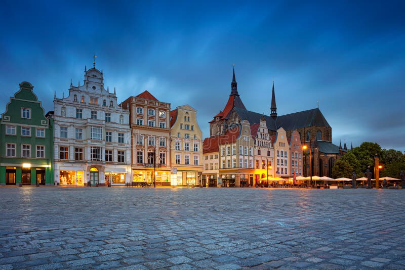Rostock, Germany stock photo. Image of house, european - 12967726