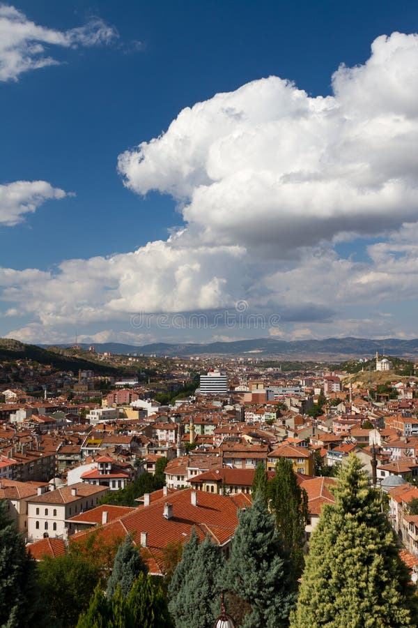 Cityscape of Kastamonu stock image. Image of house, building - 27916313