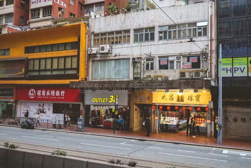 The Cityscape of King Road, North Point 28 Jan 2023 Editorial Photo ...