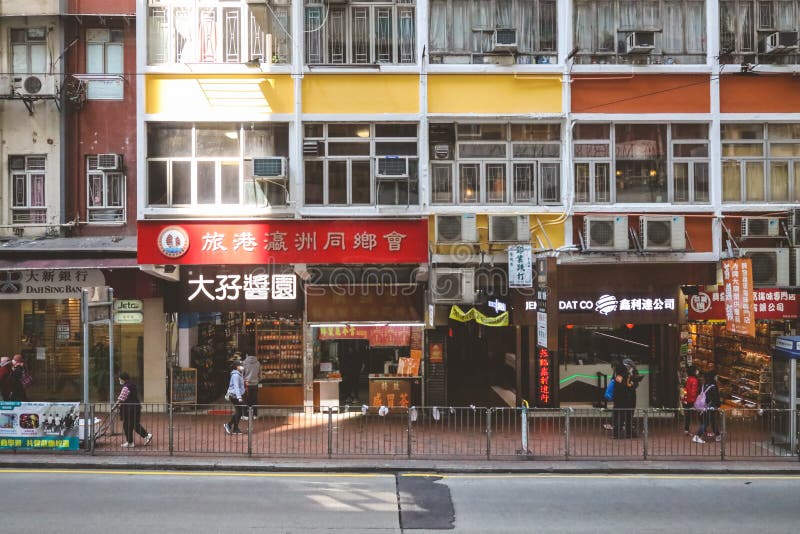 The Cityscape of King Road, North Point 28 Jan 2023 Editorial Photo ...