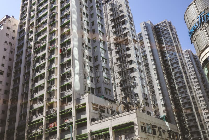 The Cityscape of King Road, North Point 28 Jan 2023 Editorial Stock ...