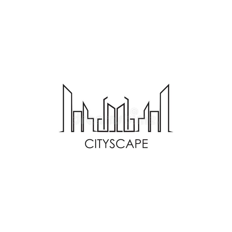 Cityscape Logo Design Vector Template Stock Vector - Illustration of ... Cityscape Logo Design Vector Template Stock Vector - Illustration of ...