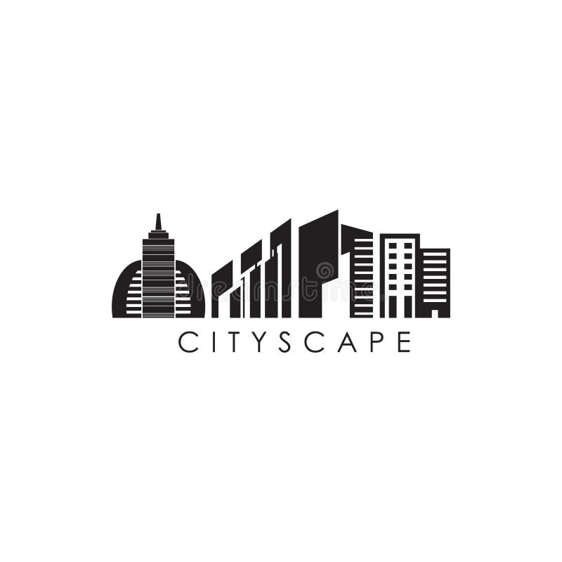 Cityscape Logo Design Vector Template Stock Vector - Illustration of ... Cityscape Logo Design Vector Template Stock Vector - Illustration of ...
