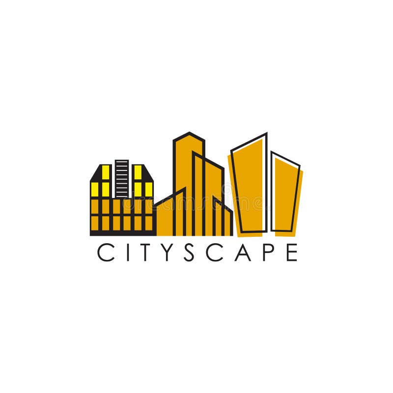 Cityscape Logo Design Vector Template Stock Vector - Illustration of ... Cityscape Logo Design Vector Template Stock Vector - Illustration of ...