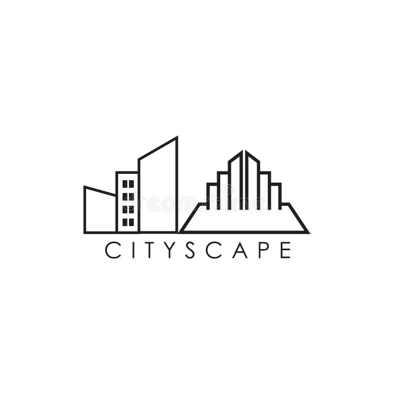 Cityscape Logo Design Vector Template Stock Vector - Illustration of ... Cityscape Logo Design Vector Template Stock Vector - Illustration of ...