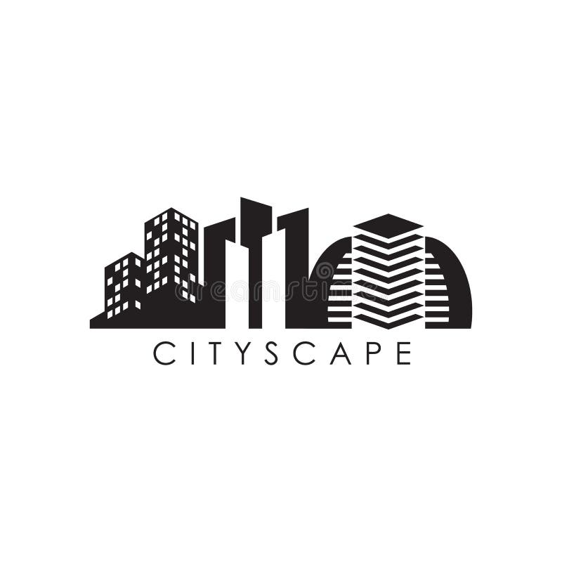 Cityscape Logo Design Vector Template Stock Vector - Illustration of ... Cityscape Logo Design Vector Template Stock Vector - Illustration of ...