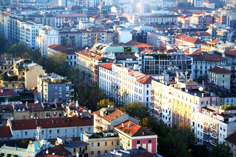 Cityscape, Milan stock image. Image of central, centrale - 22359081