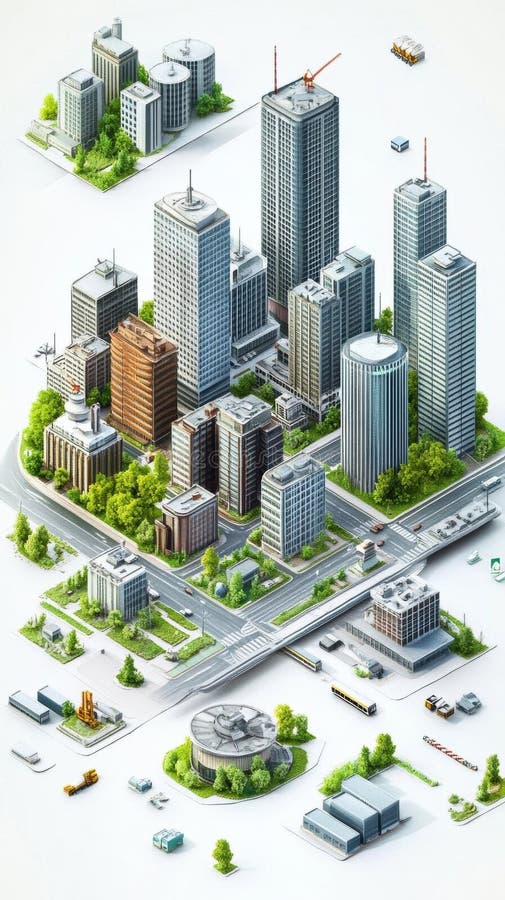 Cityscape, a Miniature Metropolis of Modern Architecture and Urban ...