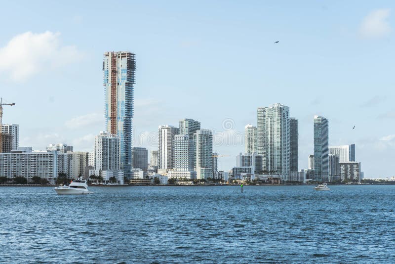 Cityscape with Modern Buildings by the Water Editorial Stock Image ...