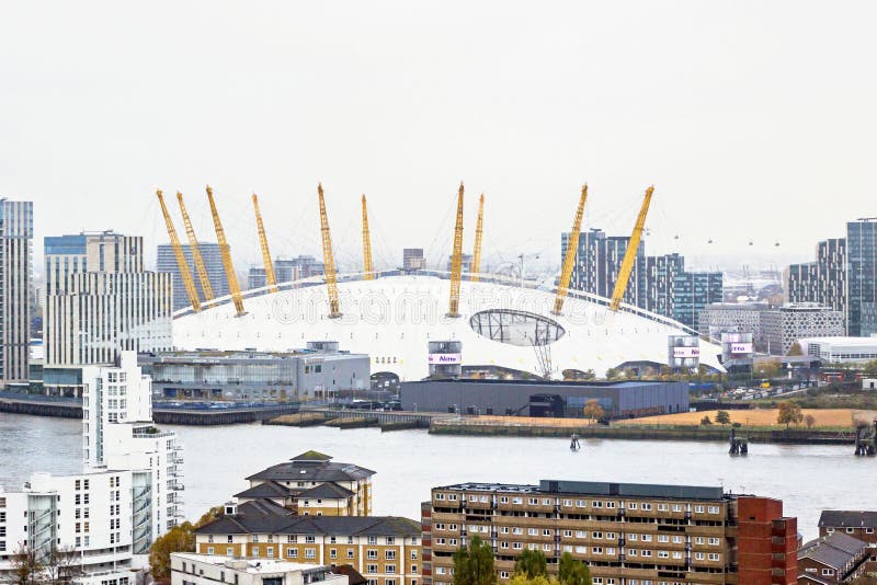 Cityscape of O2 Arena Architecture in London Editorial Photo - Image of ...