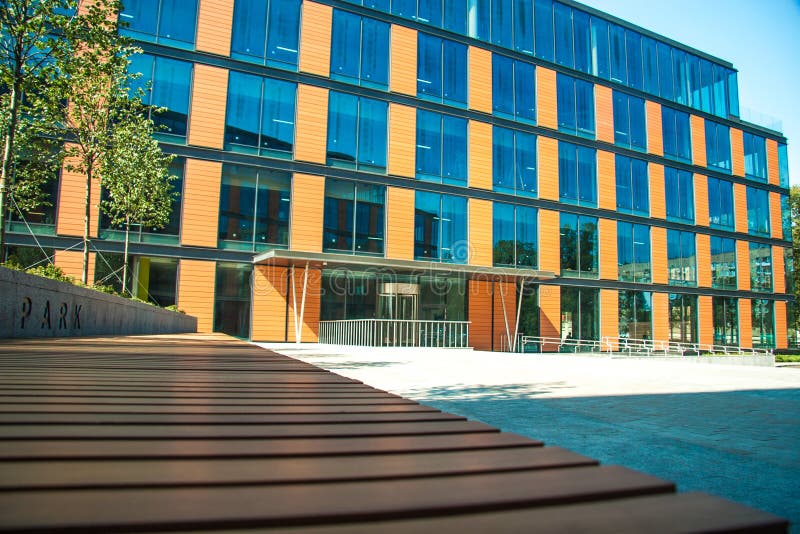 Office block stock image. Image of construction, doors - 12721399
