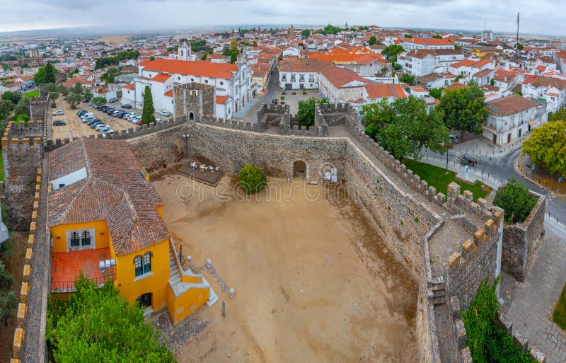 Cityscape of Portuguese Town Beja... Stock Image - Image of panorama ...