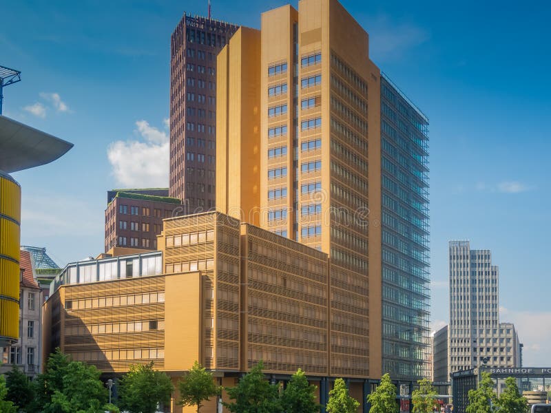 Cityscape of Potsdamer Platz Stock Image - Image of germany, europe ...