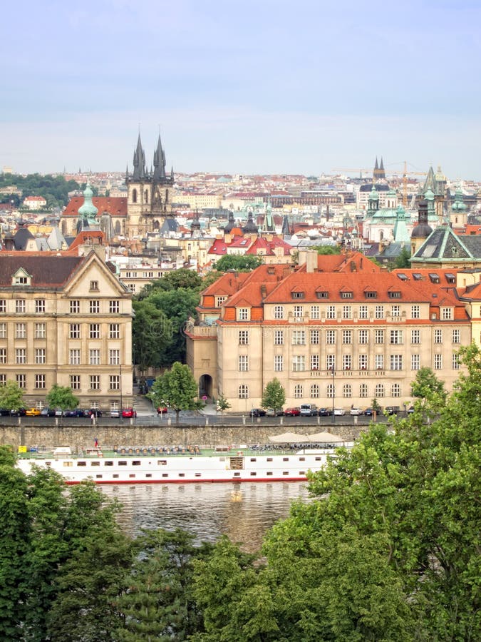Cityscape of Prague stock photo. Image of cloud, cityscape - 26418674