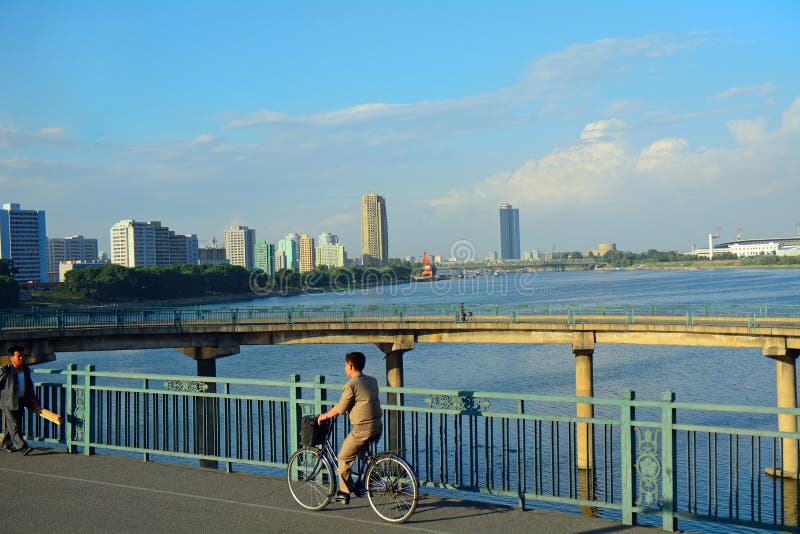 Pyongyang cityscape editorial image. Image of time, buildings - 33685550