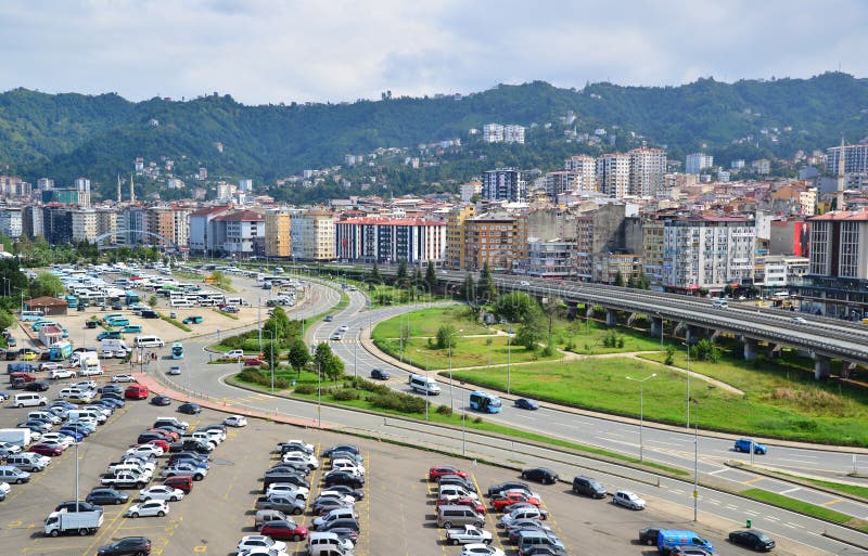A Cityscape from Rize, Turkey Stock Photo - Image of rize, center ...