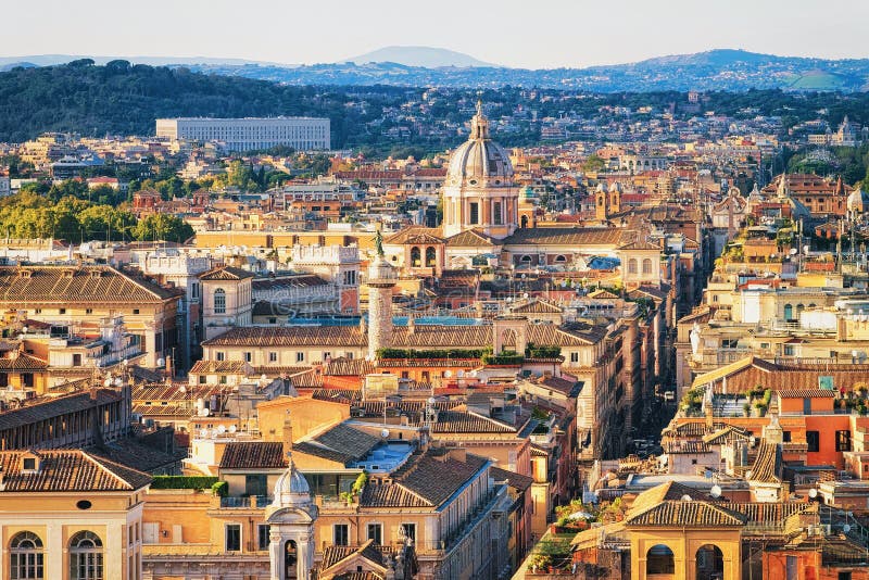 Cityscape of Rome stock photo. Image of roma, destination - 116951856