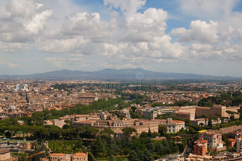 Cityscape of Rome stock image. Image of famous, roma - 92240769