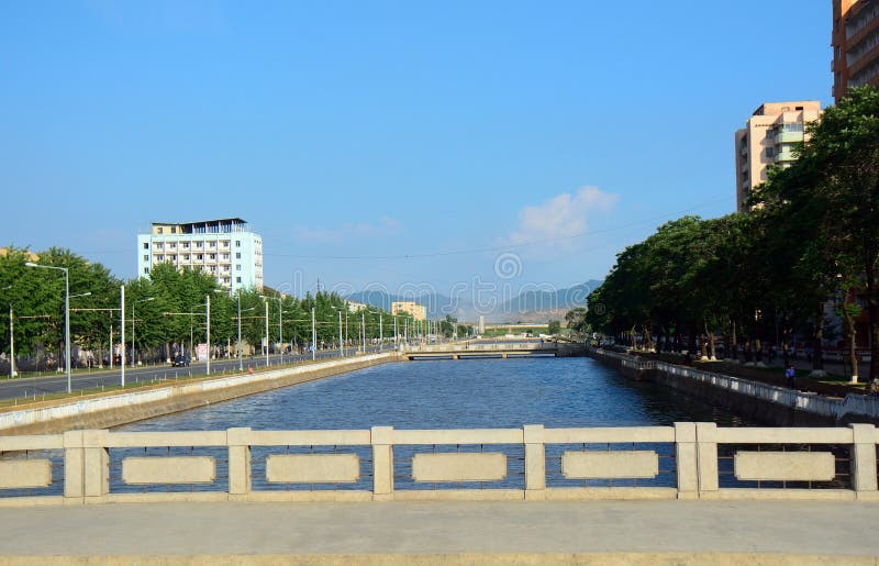 Cityscape, Sariwon, North-Korea Stock Image - Image of historical ...