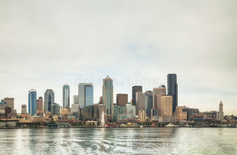 Cityscape of Seattle, Washington Skyline Stock Photo - Image of travel ...