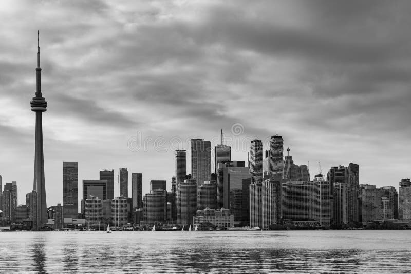 Cityscape and Skyline of Toronto in Canada Editorial Stock Photo ...