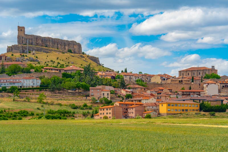 Cityscape of Spanish Town Atienza Stock Image - Image of cityscape ...