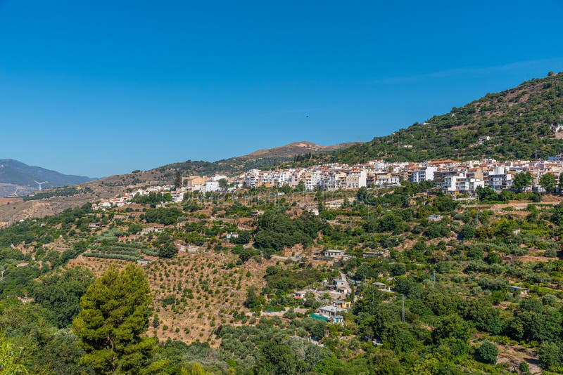 Cityscape of Spanish Town Lanjaron Stock Image - Image of europe ...