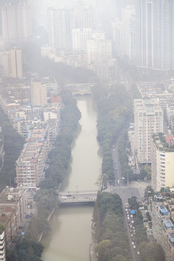 Cityscape in chengdu,china editorial image. Image of landscape - 115494090