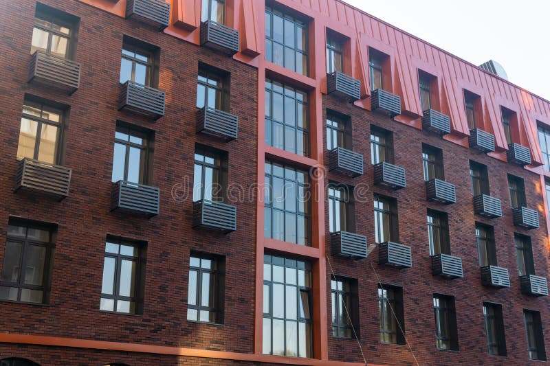 Cityscape, Urban Background, Facade of Modern Building Stock Image ...