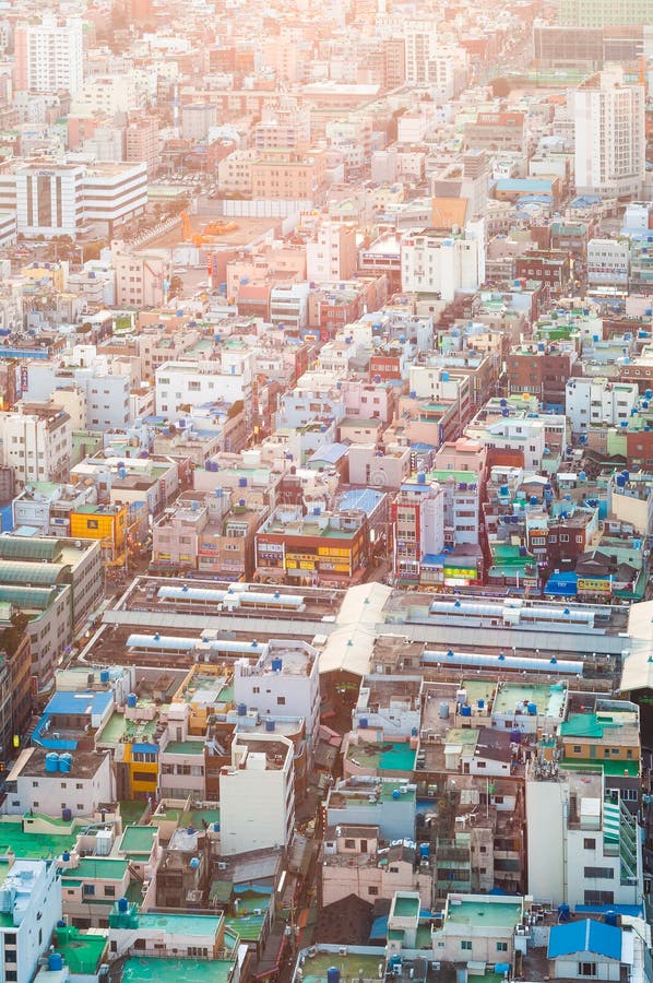 Cityscape van Busan redactionele afbeelding. Image of kust - 51995235