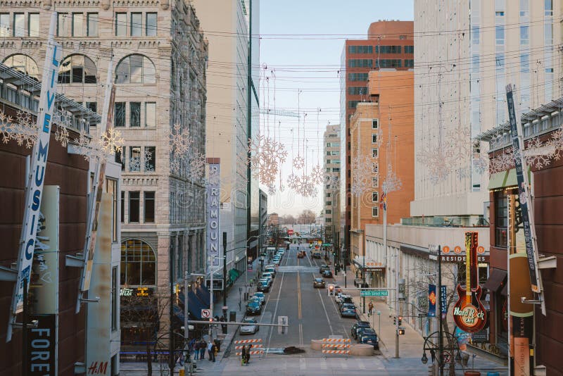 Cityscape View of Downtown, Denver, Colorado Editorial Photography ...
