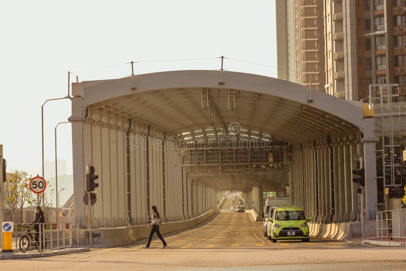 The Cityscape of the Wan O Road, Hong Kong 24 Jan 2023 Editorial Photo ...