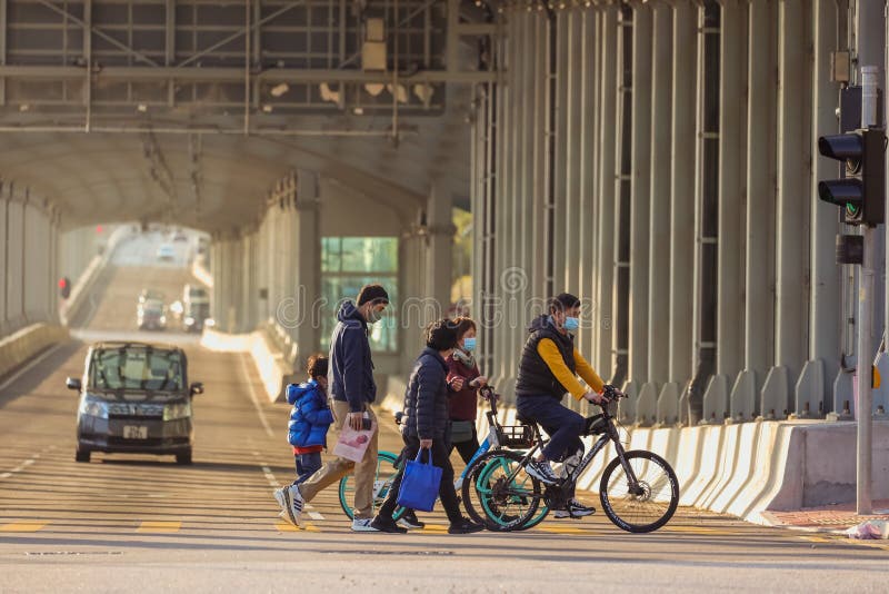 The Cityscape of the Wan O Road, Hong Kong 24 Jan 2023 Editorial Stock ...