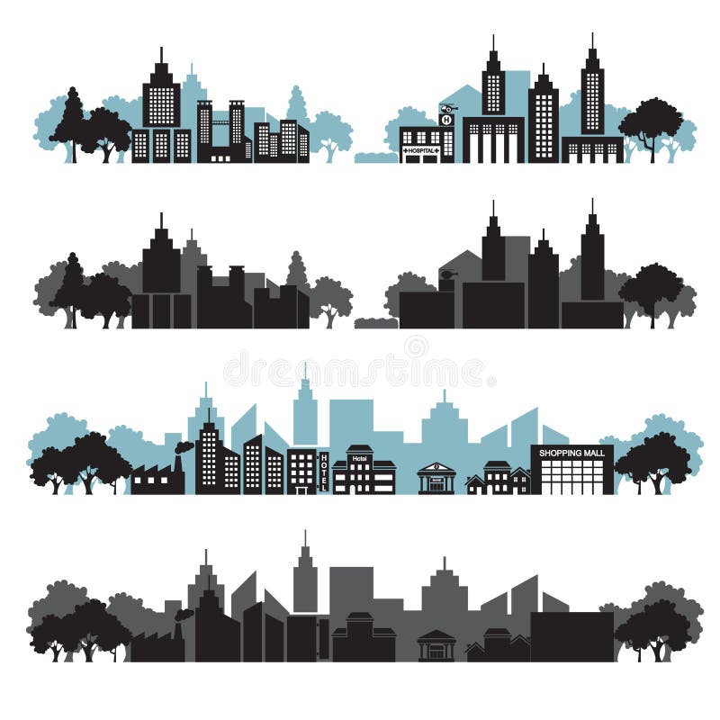 Rooftops Clip Art Stock Illustrations – 41 Rooftops Clip Art Stock ...