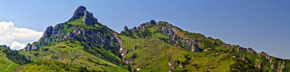 Ciucas peak panorama stock photo. Image of range, valley - 25239378