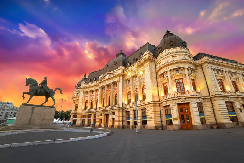 Ciudad De Bucarest En Rumania Imagen de archivo - Imagen de aéreo ...
