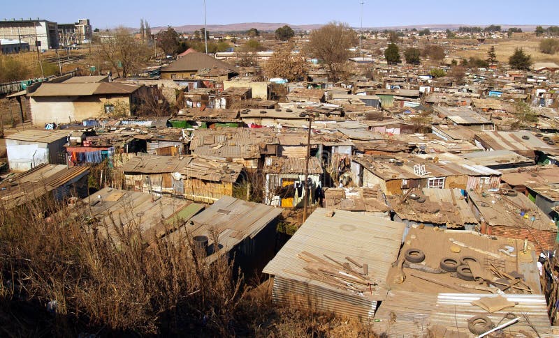 Ciudad De Chabola, Visión Expansiva. Imagen editorial - Imagen de ...