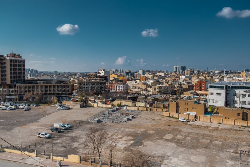 Ciudad de Erbil, Iraq fotografía editorial. Imagen de ladrillo - 64488607