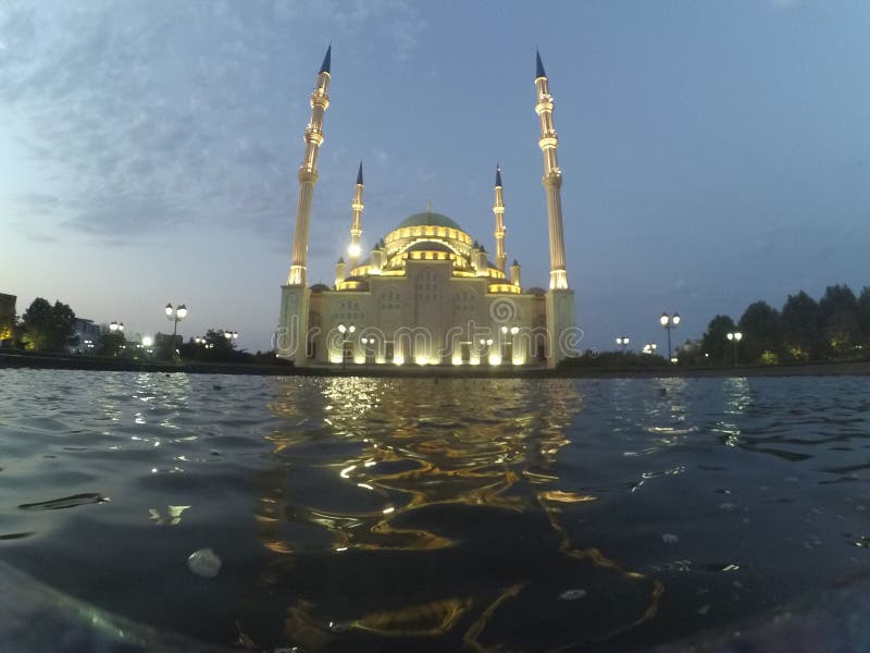 Ciudad De Grozny En Chechenia Imagen de archivo - Imagen de chechnya ...