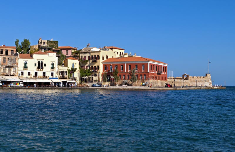 Ciudad De Hania En La Isla De Crete En Grecia Imagen de archivo ...