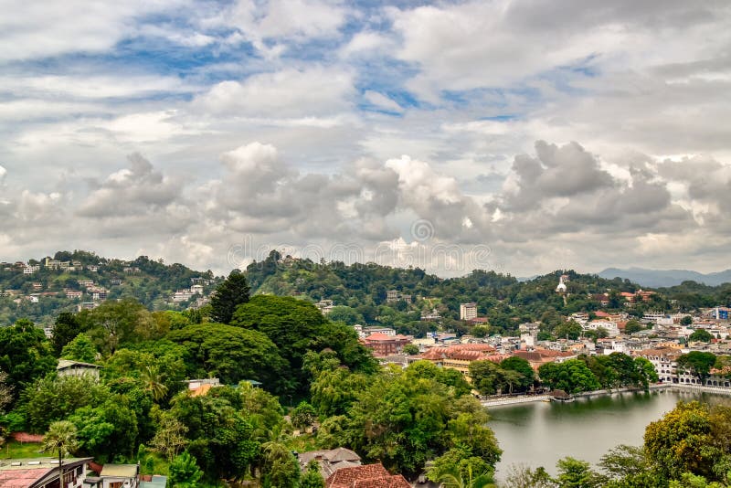 Ciudad De Kandy En Sri Lanka Imagen de archivo - Imagen de santo ...